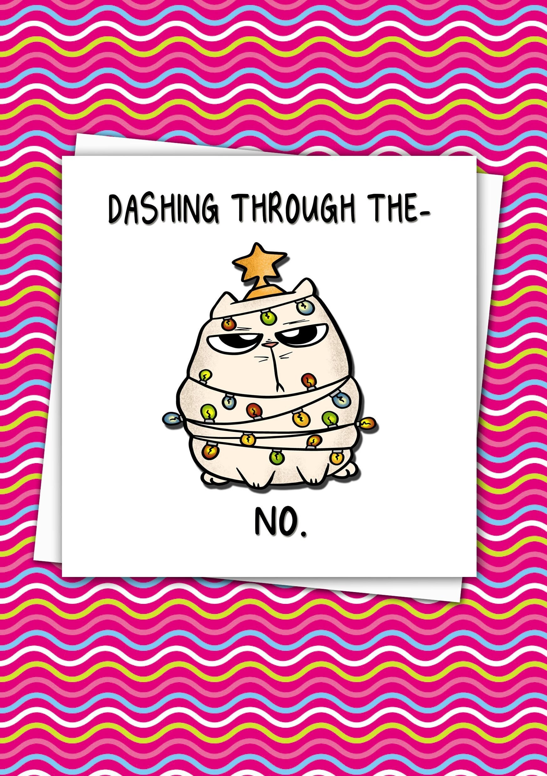 Grumpy Cat Meme Dashing Through The No