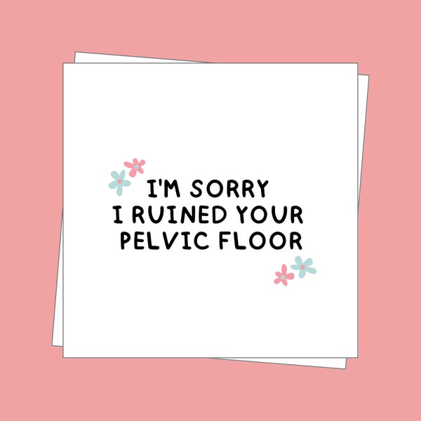 Pelvic Floor Card - Etsy