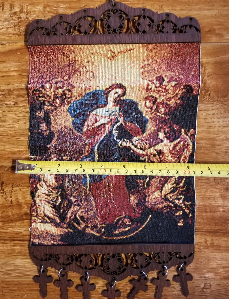 Mary Un Doer or Un Tier of Knots Tapestry Wall Hanging - Etsy