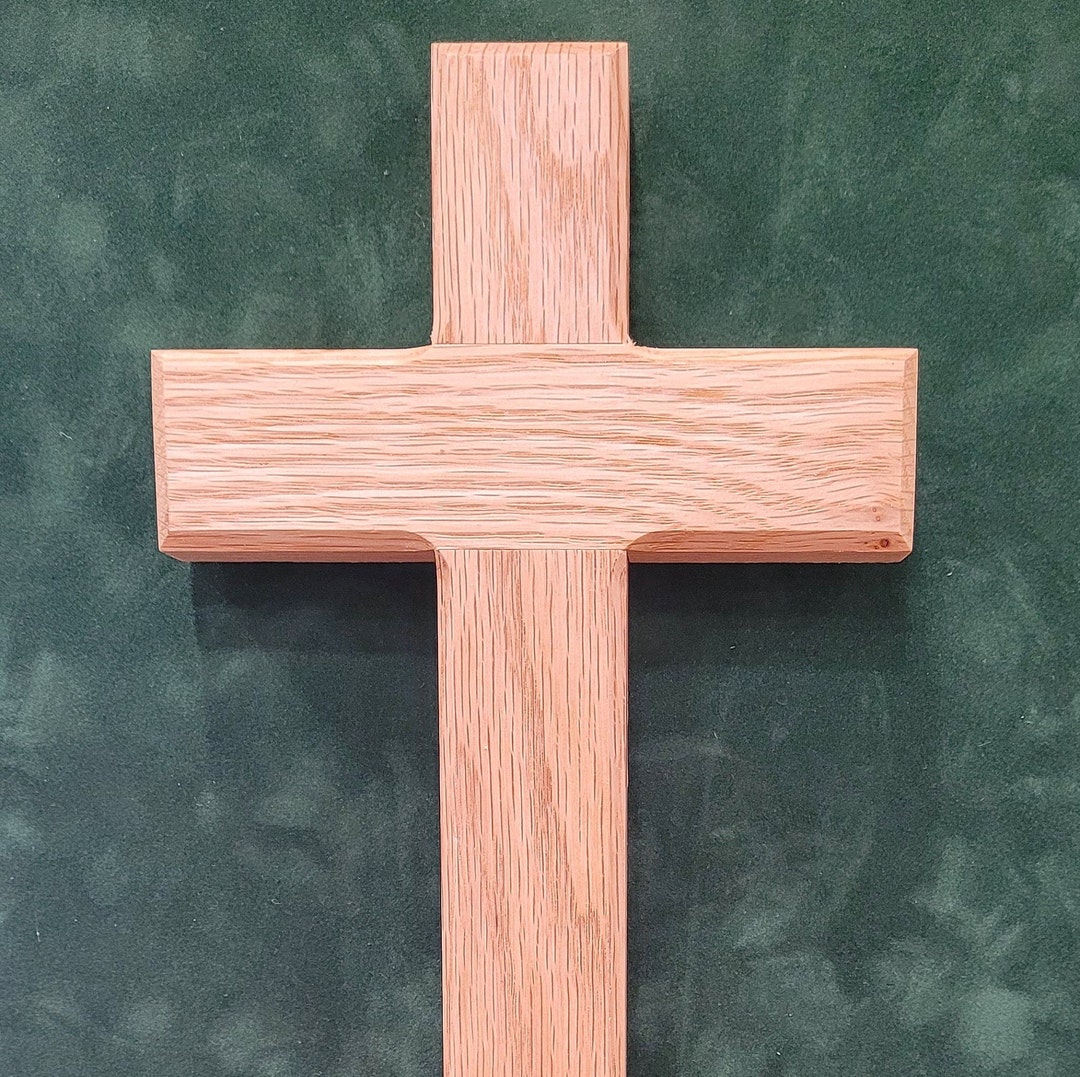 Oak Wall Cross - Etsy