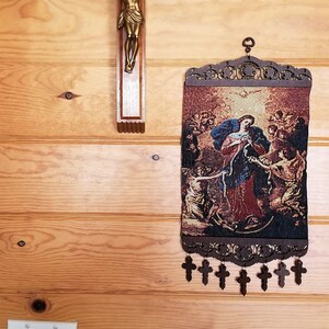 Mary Un Doer or Un Tier of Knots Tapestry Wall Hanging - Etsy