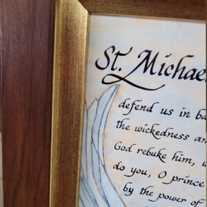 St. Michael the Archangel Desktop Framed Print - Etsy
