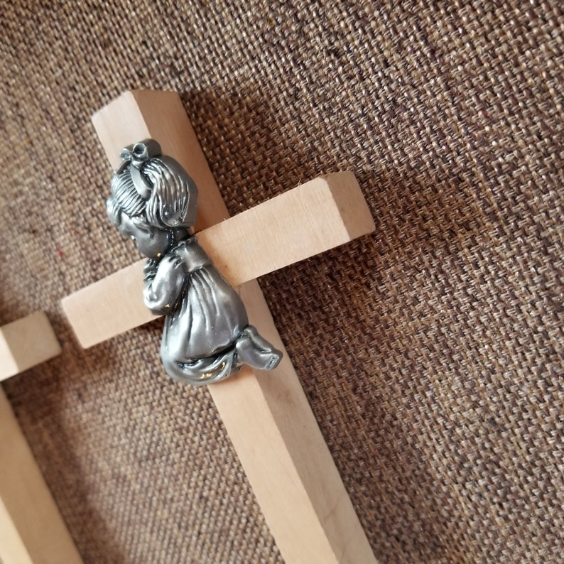 Baby Girl or Boy Small 6" Wood Wall Cross - Etsy