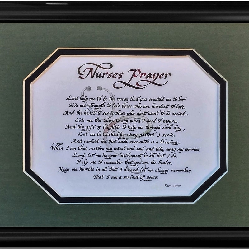 Nurse Prayer - Etsy