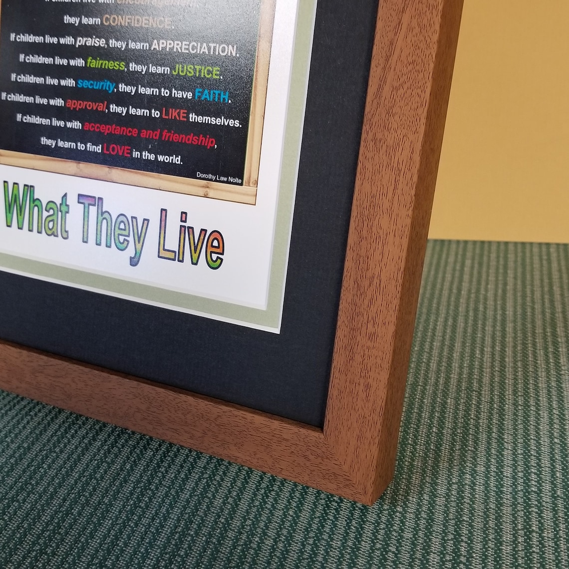 Children Learn What They Live Poem Quote by Dorothy Law Nolte | Etsy
