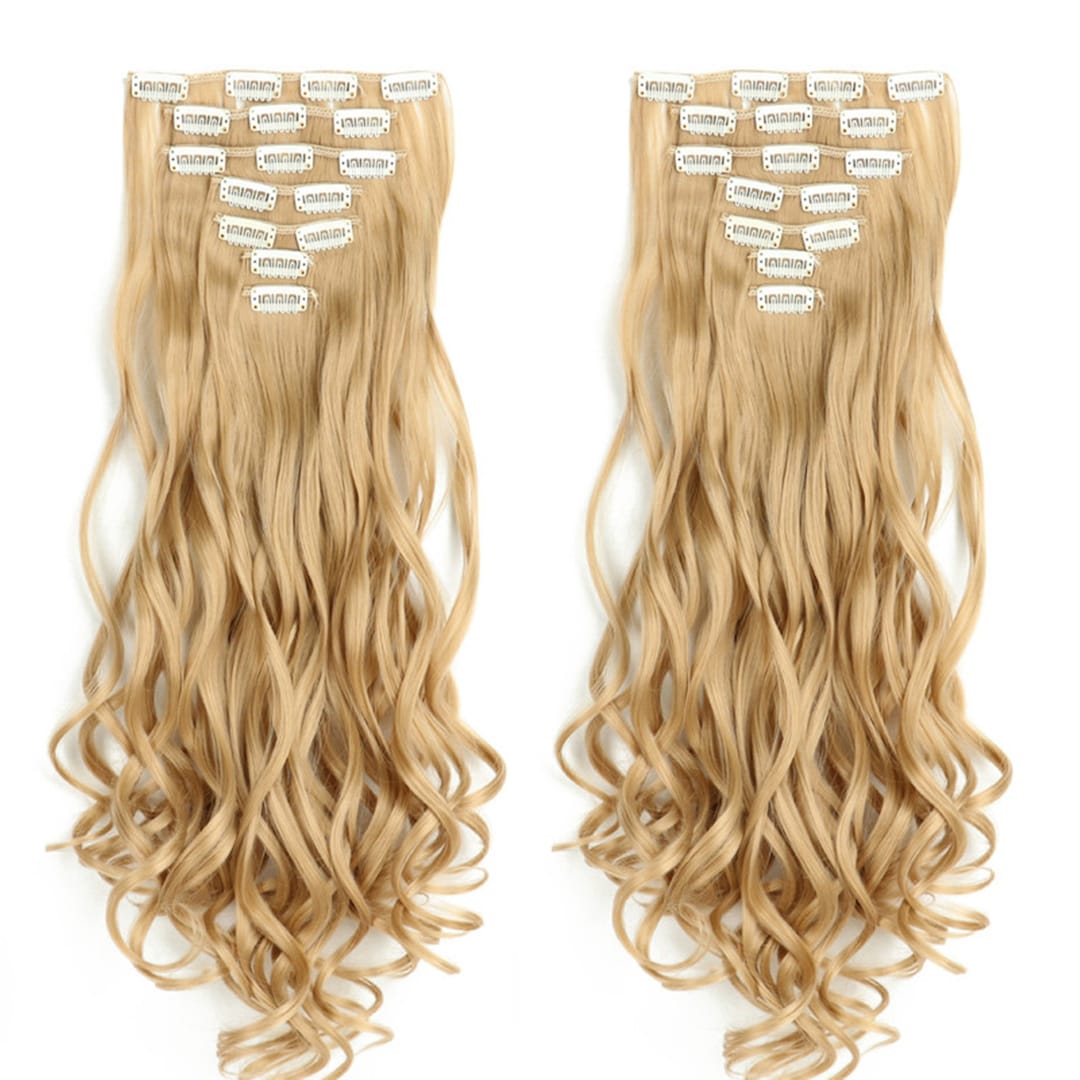 22 Inch Long Honey Blonde Hair Extensions Clip in Highlight - Etsy