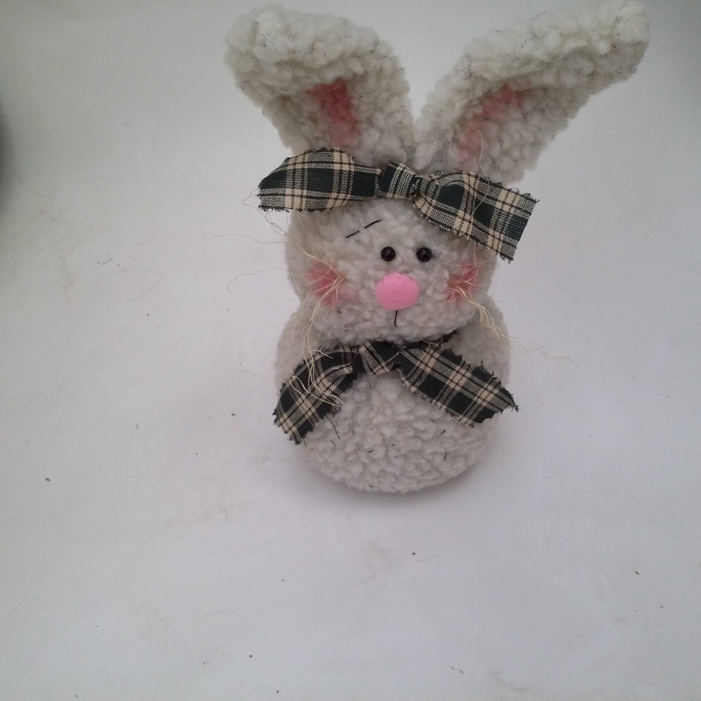 Primitive Rabbit Bunny Doll Rabbit Doll Chenille Rabbit Primitive Shelf ...