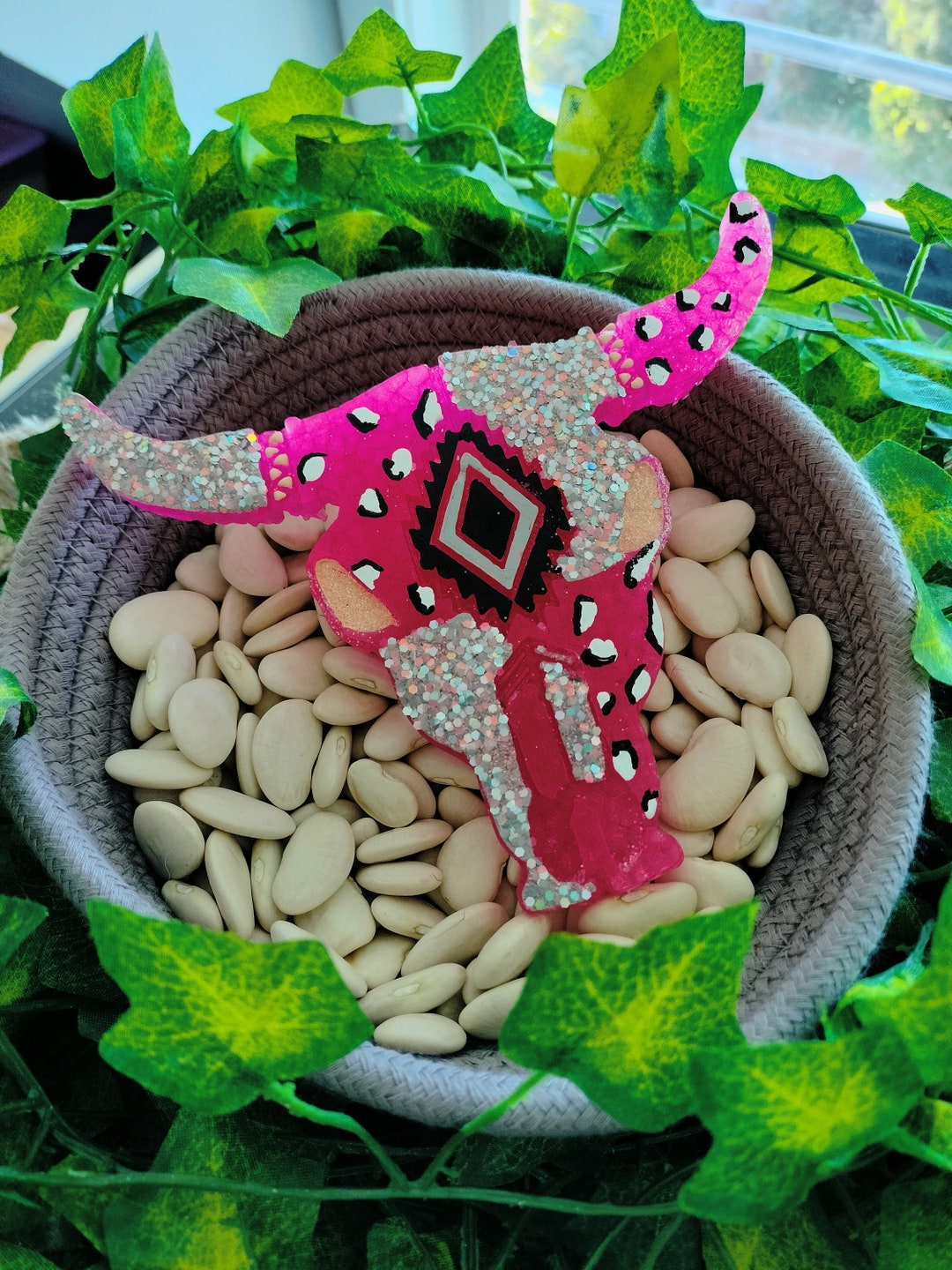 Large Aztec Bull Skull Car Freshie Air Freshener - Etsy