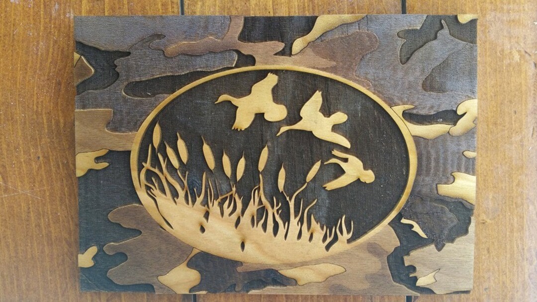 Duck Hunting Camo Engraved Picture, Duck Hunting,christmas Gift,gifts ...