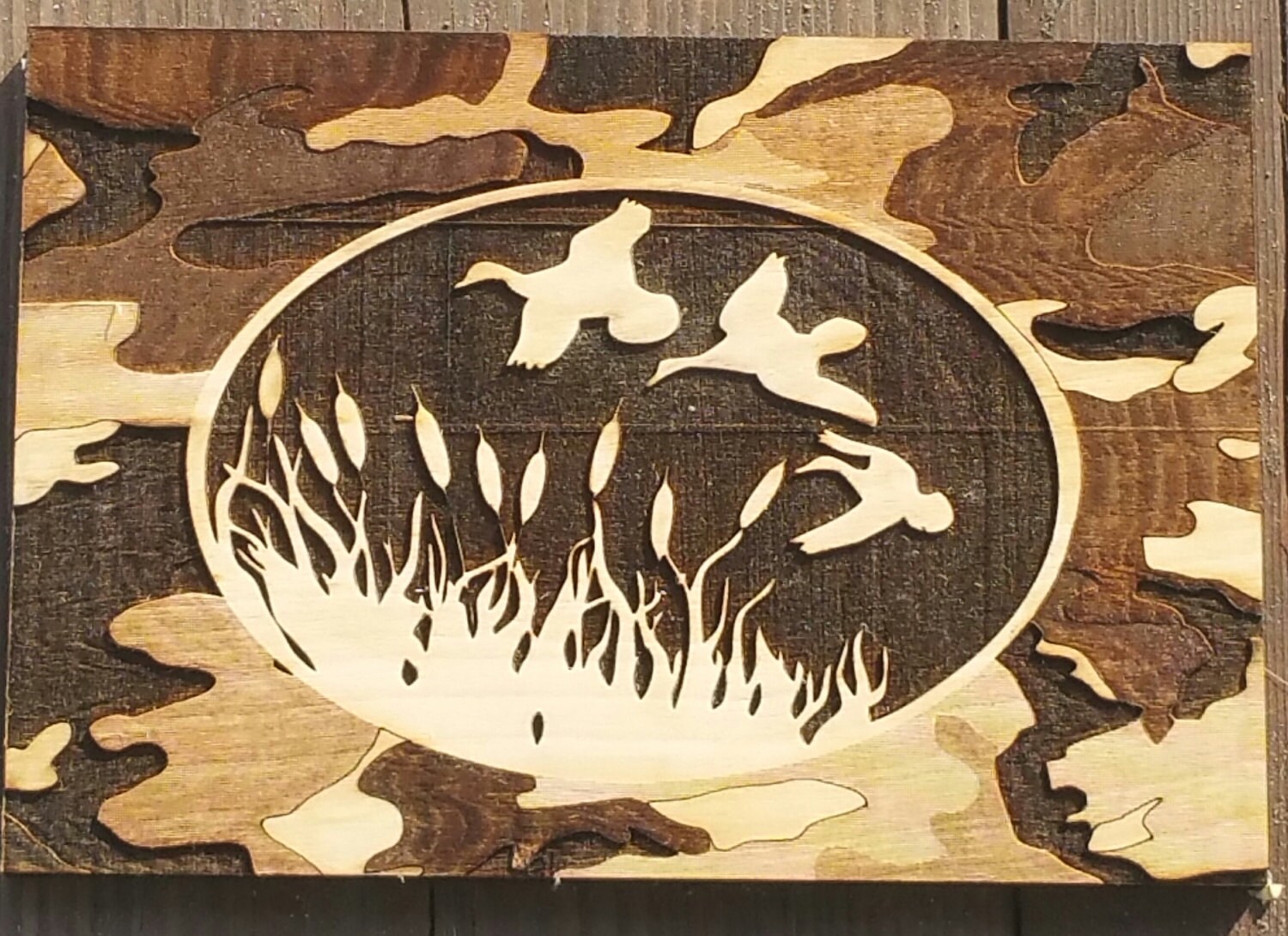 Camo engraved duck hunting picturegifts for | Etsy