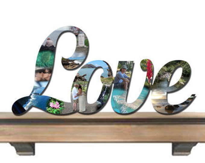 Custom Photo Collage Letter or Custom Photo Collage Name Created With ...