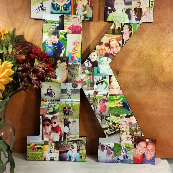 Photo Letter Collage - Etsy
