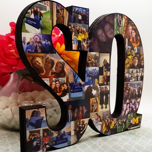 8 Inch Custom Free-standing Photo Collage Free-standing Photo - Etsy