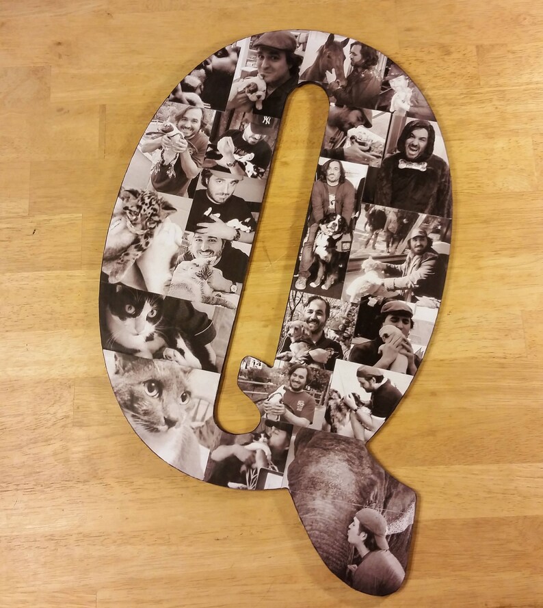 Custom Photo Collage Letter and Custom Photo Collage Frame for | Etsy