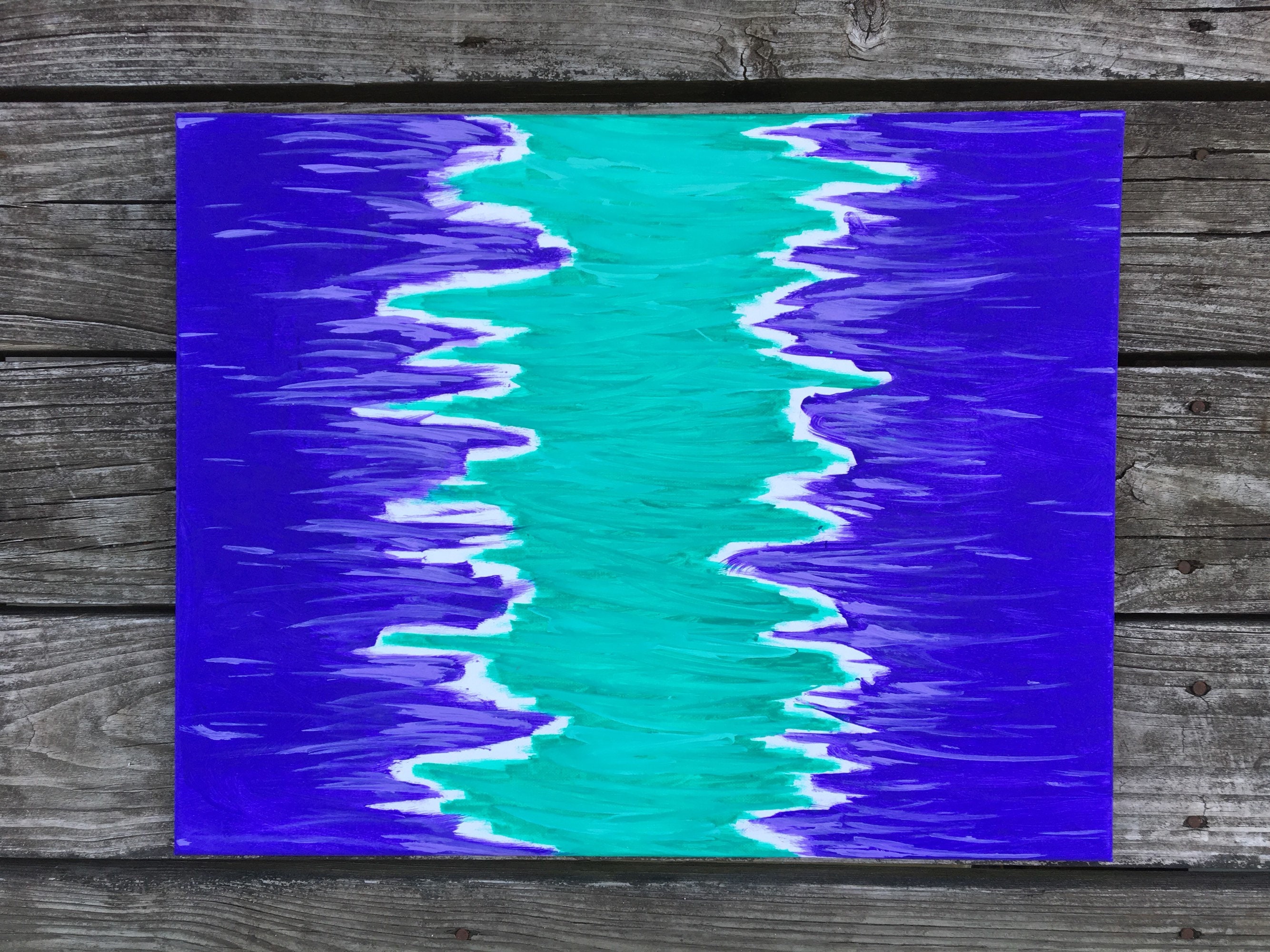 Dreams & Nightmares / Abstract Acrylic Painting 16 In. X 20 - Etsy