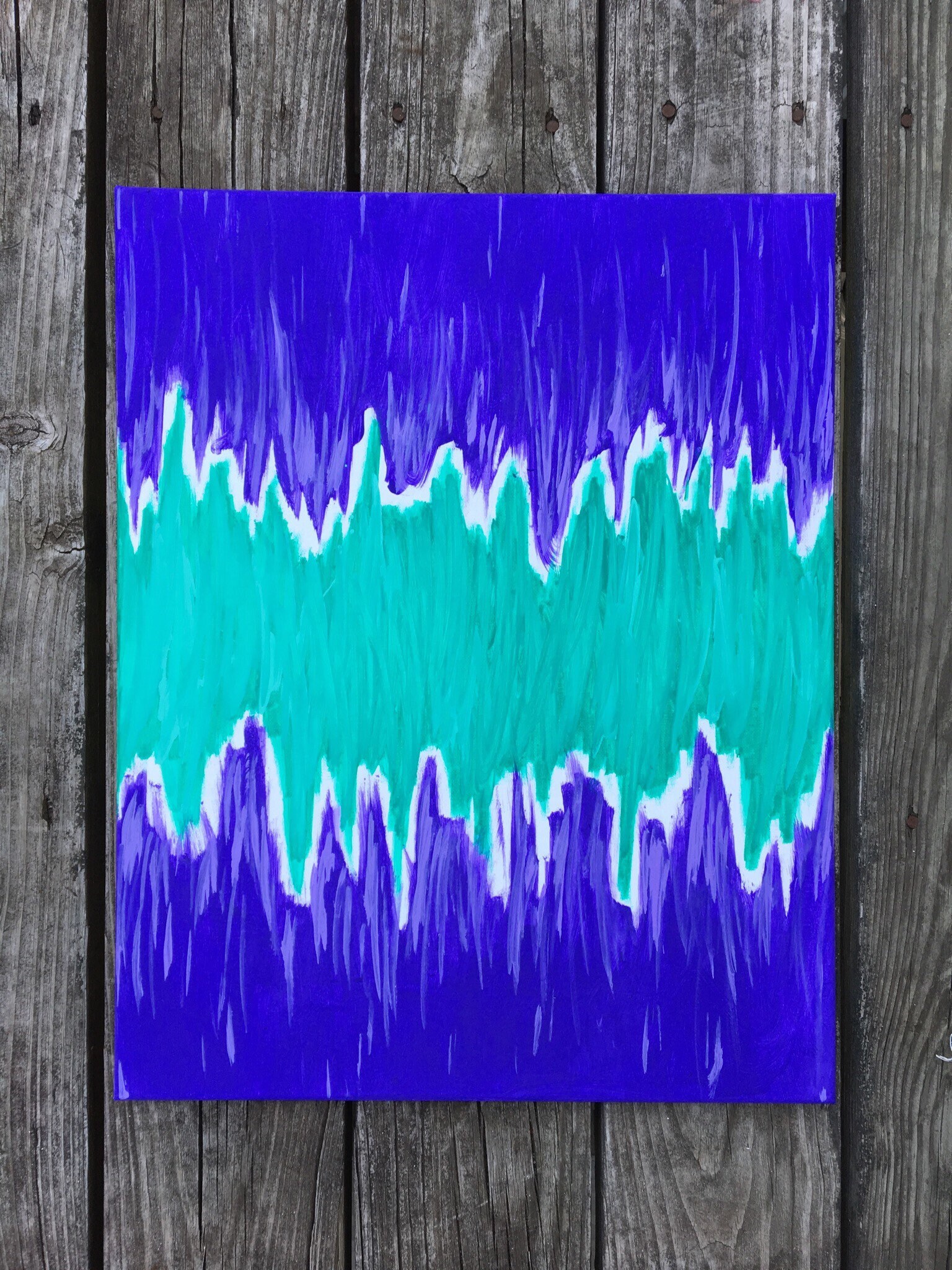 Dreams & Nightmares / Abstract Acrylic Painting 16 In. X 20 - Etsy