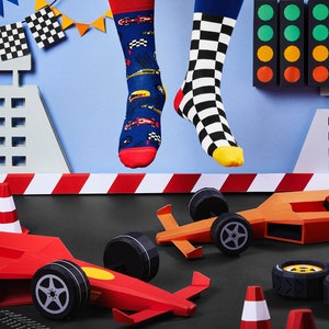 F1 Socks From MANY MORNINGS, Women's Socks, Men's Socks, Mismatched ...