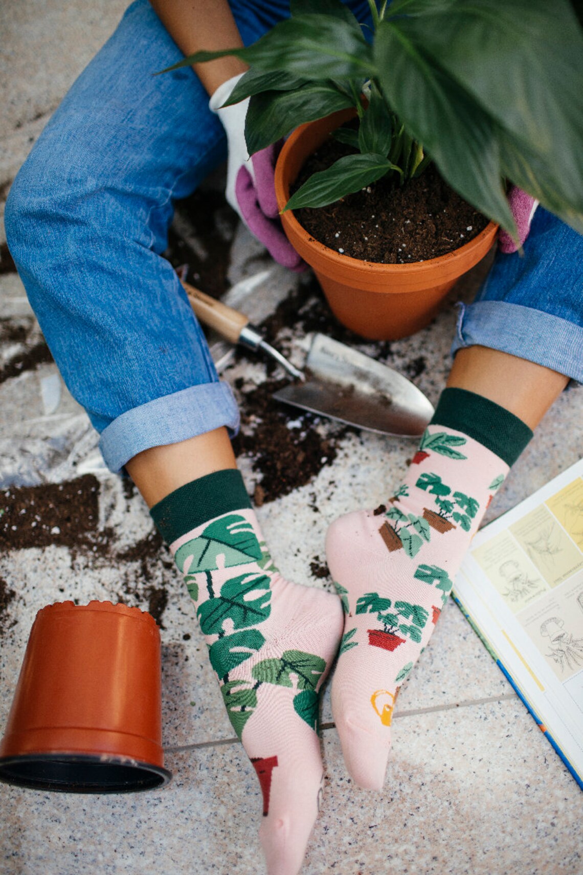 Plant Socks From MANY MORNINGS Women's Socks Men's - Etsy