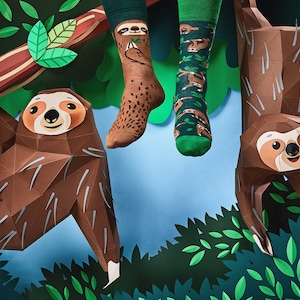 Sloth Kids Socks From MANY MORNINGS, Girls Socks, Boys Socks ...