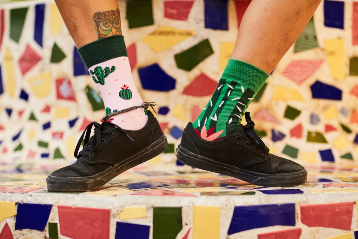 Cactus Socks From MANY MORNINGS Women's Socks Men's - Etsy