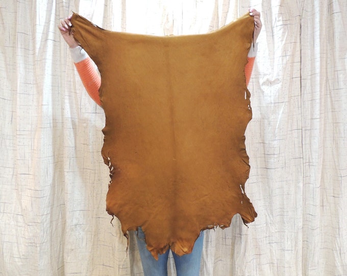 SADDLE Buckskin Leather Hide for Native American Crafts Pipe - Etsy