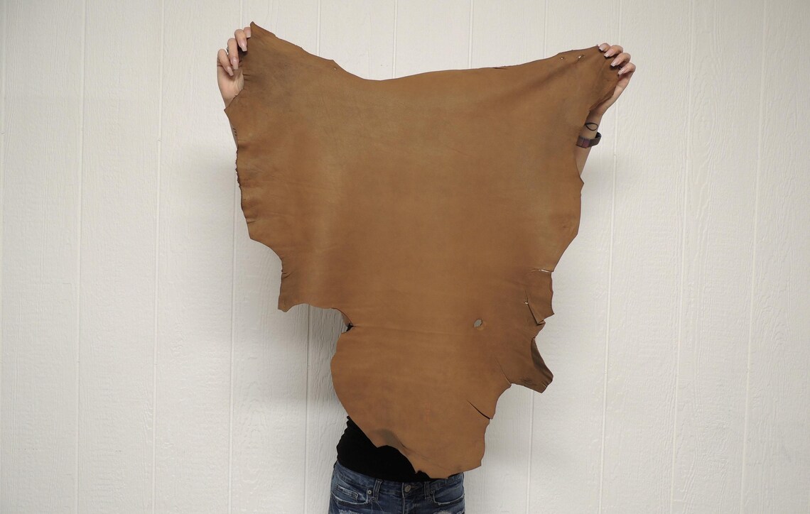 SADDLE Buckskin Leather Hide for Native American Crafts Regalia Cosplay ...
