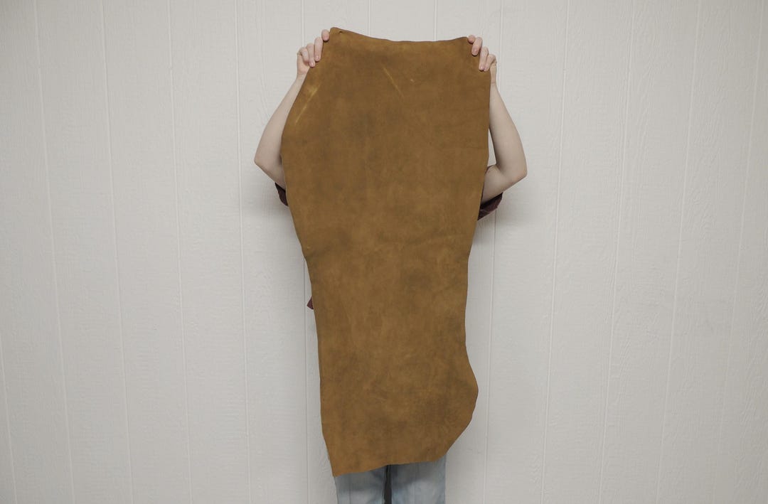 4-6 Oz. SADDLE Buffalo Bison Leather Hide for Native American SCA ...