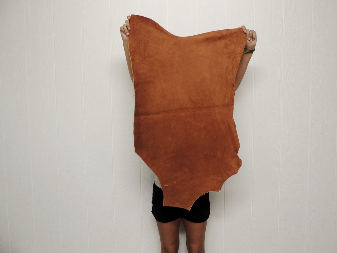 4-6 Oz. ACORN Buffalo Bison Leather Hide for Native American Crafts ...