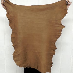 SADDLE Buckskin Leather Hide for Native American Crafts Pipe Bag Flute ...