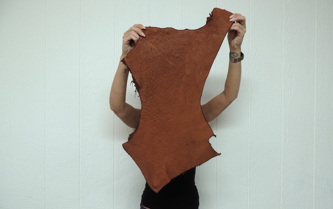 8-9 Oz. Buffalo Bison Leather Hide for Native American SCA Crafts ...