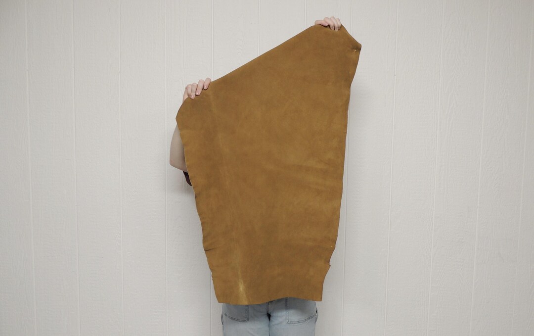 4-6 Oz. SADDLE Buffalo Bison Leather Hide for Native American SCA ...