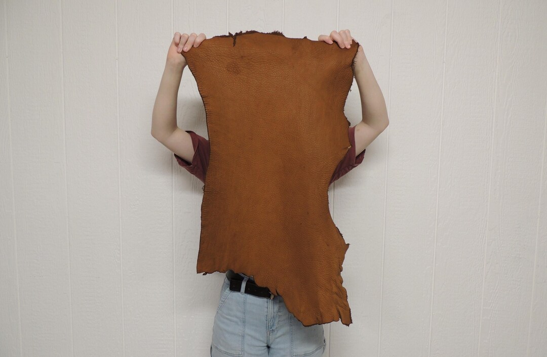 6-7 Oz. Buffalo Bison Leather Hide for Native American SCA Crafts ...