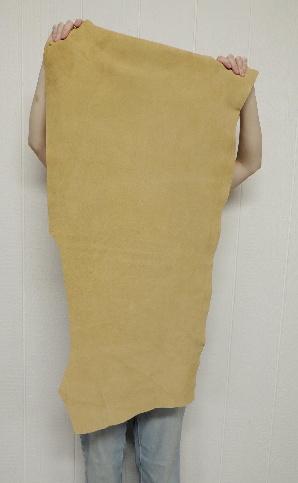 5-7 Oz. BRAINTAN Bison Leather Hide for Native American Crafts ...