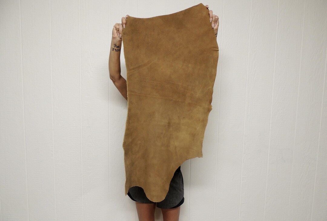 4-5 Oz. SADDLE Moose Leather Hide for Native American SASS SCA Crafts ...