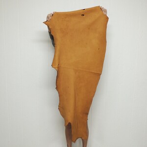 2-3 Oz. Buffalo Leather Hide for Native American SCA Crafts Moccasins ...