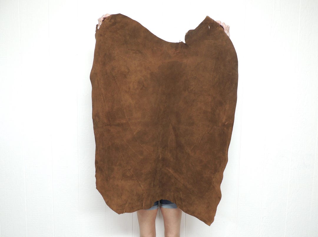 5-6 Oz. SADDLE Buffalo Bison Leather Hide for Native American SCA ...
