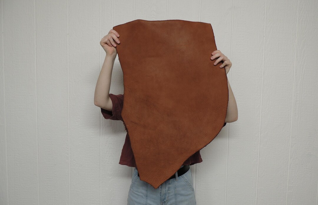 16-18 Oz. Buffalo Bison Leather Hide for Native American SCA Crafts ...