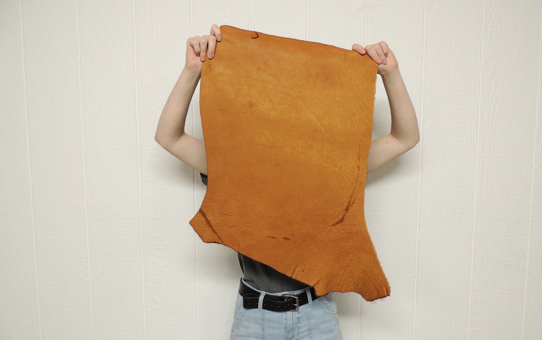 4-5 Oz. Buffalo Bison Leather Hide for Native American SCA Crafts ...