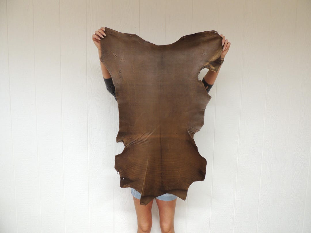 OLD WEST Buckskin Leather Hide for Clothing Book Binding Journal Bible ...