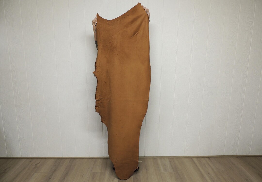 2-3 Oz. CHOCOLATE Buffalo Leather Hide for Native American SCA Crafts ...