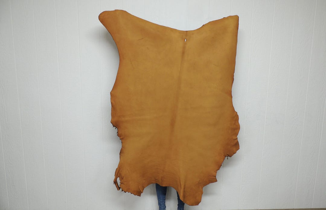 5-6 Oz. Buffalo Calf Leather Hide for Native American SCA Crafts ...