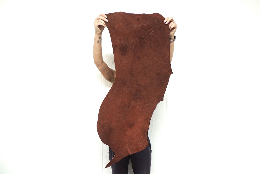 6-7 Oz. Buffalo Bison Leather Hide for Native American SCA Crafts ...