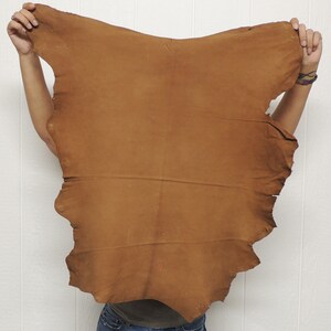 SADDLE Buckskin Leather Hide for Native American Crafts Pipe Bag Flute ...