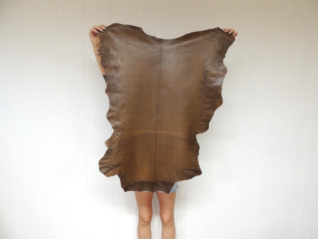 OLD WEST Buckskin Leather Hide for Clothing Book Binding Journal Bible ...