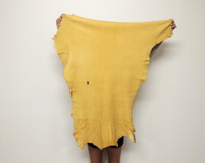SMOKE Deerskin Leather Hide for Native American Crafts Dolls Buckskins ...