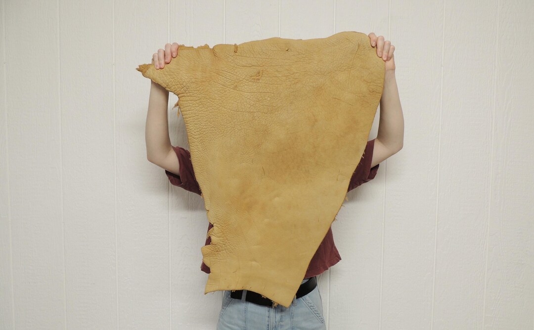 16-18 Oz. Buffalo Bison Leather Hide for Native American SCA Crafts ...