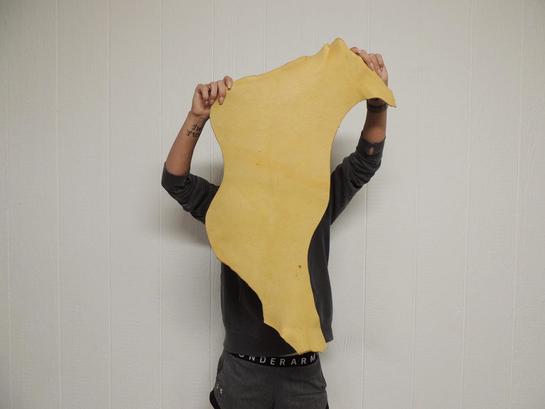 7-9 Oz. Buffalo Bison Leather Hide for Native American SCA Crafts ...
