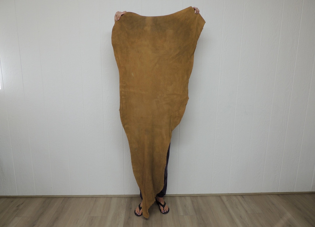 3-5 Oz. SADDLE Moose Leather Hide for Native American SASS SCA Crafts ...