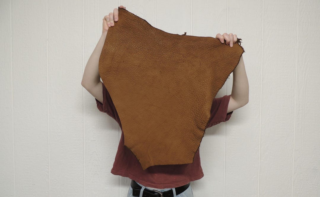 8-10 Oz. Buffalo Bison Leather Hide for Native American SCA Crafts ...