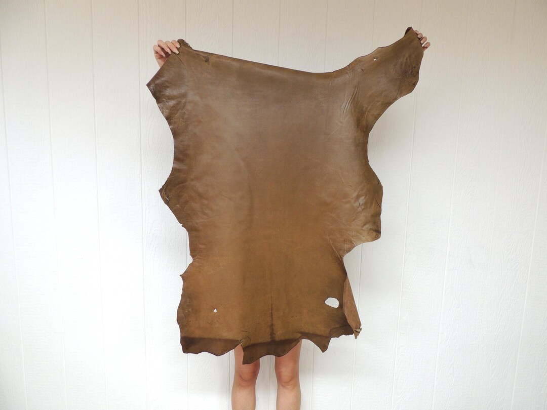 OLD WEST Buckskin Leather Hide for Clothing Book Binding Journal Bible ...